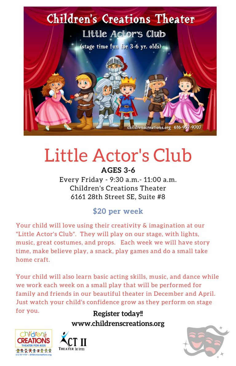 Shows/Auditions/Camps – Children's Creations